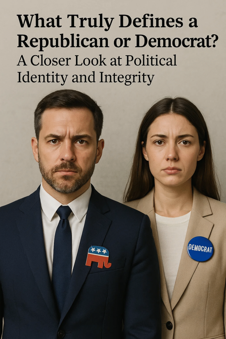 What Does It Truly Mean to Be a Republican? - A Voice Within